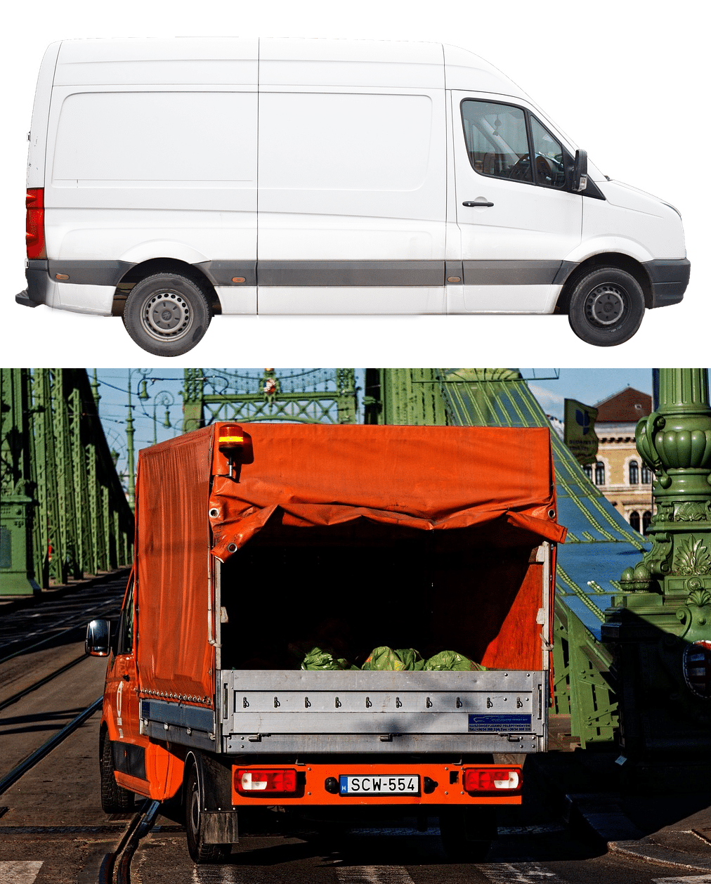 Transporter mieten vom einfachen Anhänger bis 40t LKW